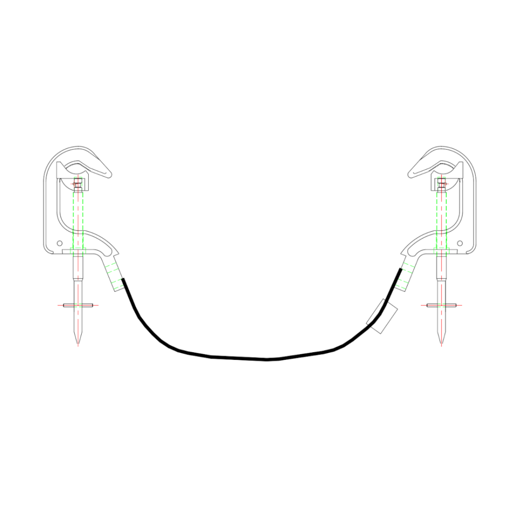Single Phase Earthing Set (Jumper/Bonder) | Betacom Earthing